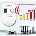GJX Gas Detector for Lpg/Natural Gas/Coal Gas, Plug-In Sensor Monitor ...