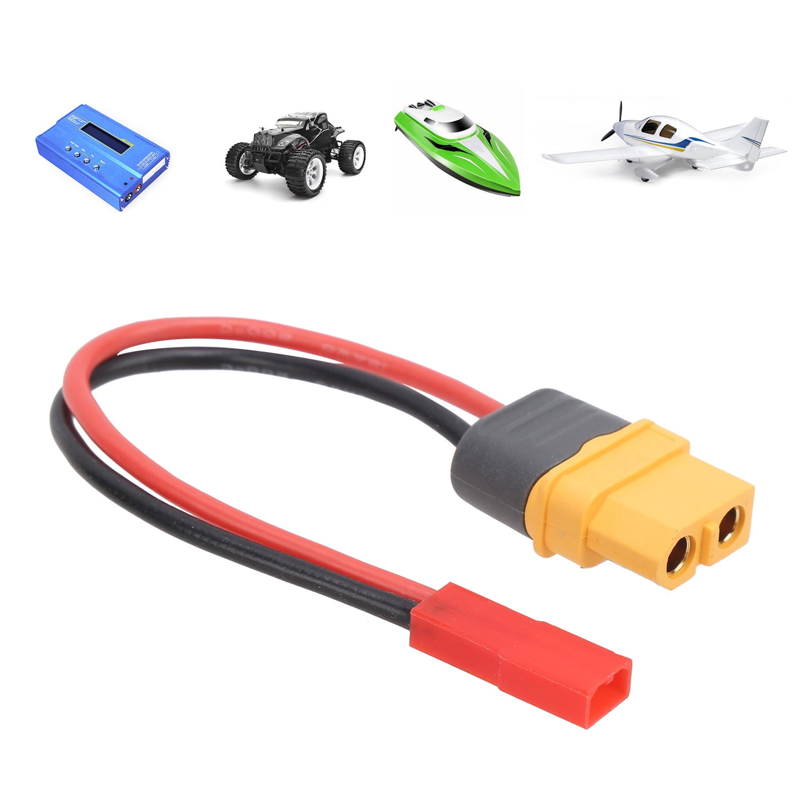 Buy Mgaxyff XT60 Female Connector To JST Female Plug Adapter 18AWG ...