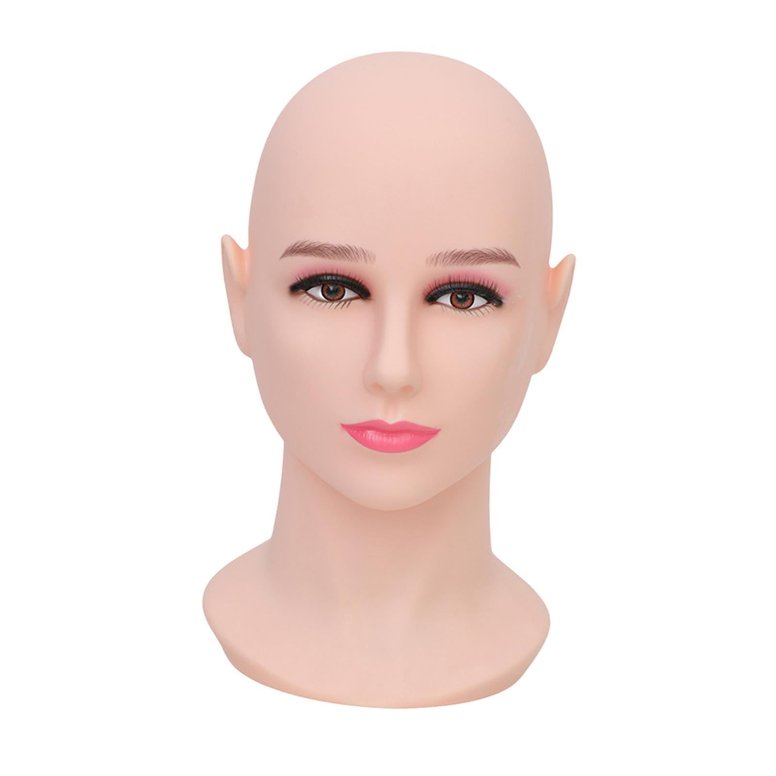 Cabeza de maniquí para entrenamiento, estilismo, gafas multiusos ...