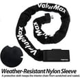 ValueMax Easy Metal Bike Chain Lock, Anti Theft Security with 2 Sturdy ...