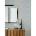 Advantage Frege Light Blue Trellis Wallpaper - Walmart.com