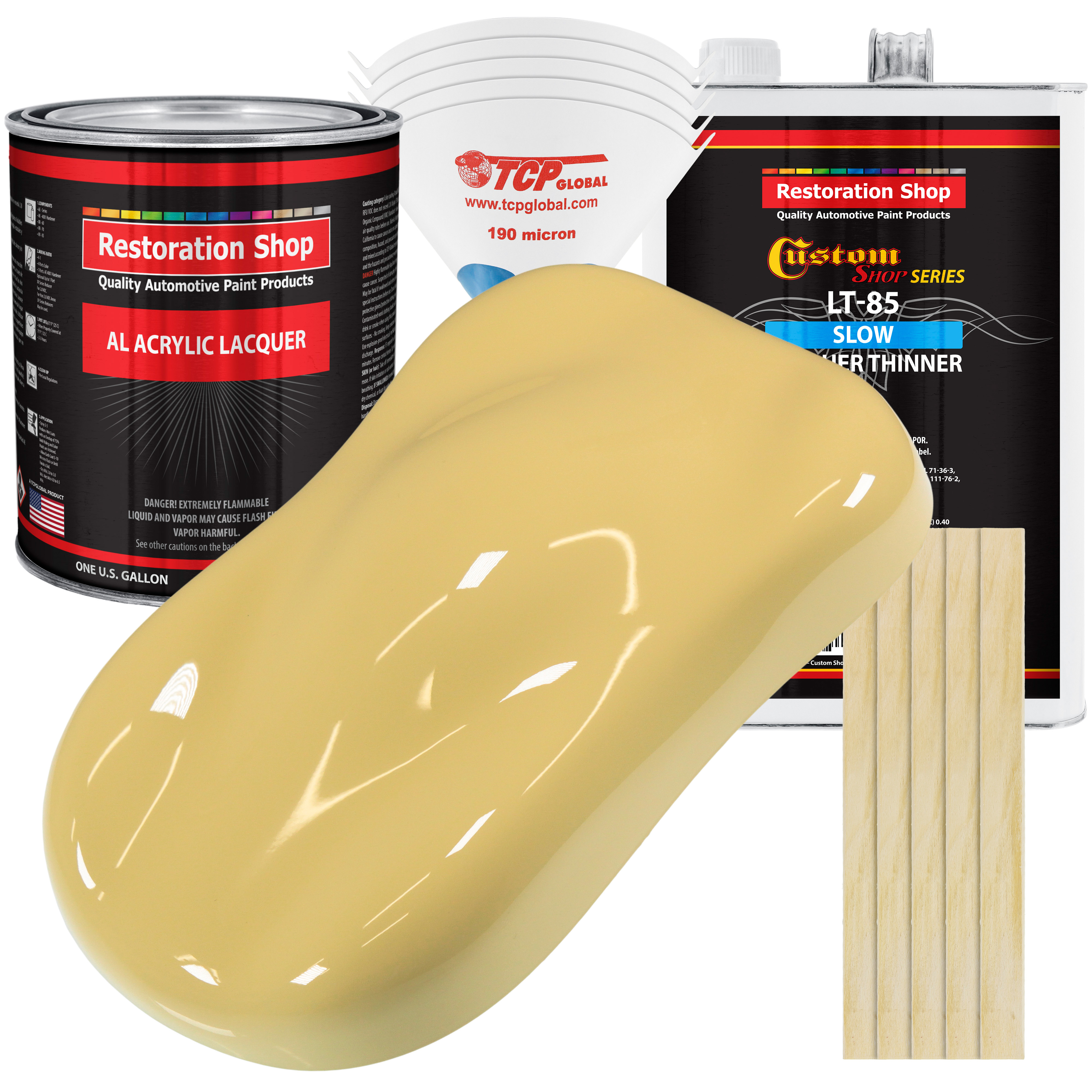 Restoration Shop - Springtime Yellow Acrylic Lacquer Auto Paint ...