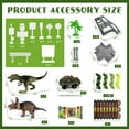 340Pcs Dinosaur Race Track Toy, Dinosaur Toys for Boys 3-6 Years, STEM ...