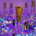 MesaSe Wine Bottle Lights, 6 Pcs 20 LEDs 6.56Ft Cork Shape Silver ...