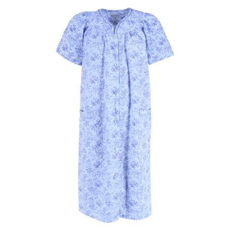 Elegant Emily Short Sleeve Floral Duster Gown (Women's) - Walmart.ca