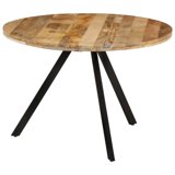vidaXL Dining Table 43.3"x29.5" Solid Wood Mango - Walmart.com