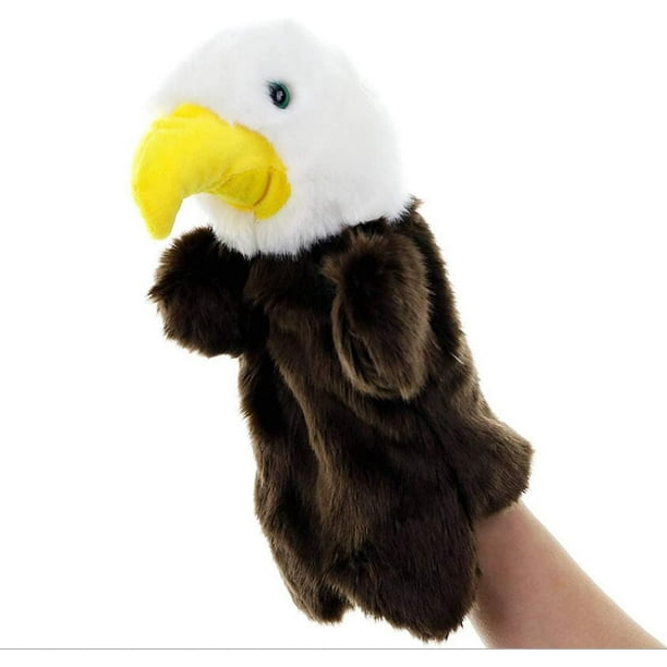 Plush Eagle Hand Puppets Stuffed Animal Toys for Imaginative Pretend ...