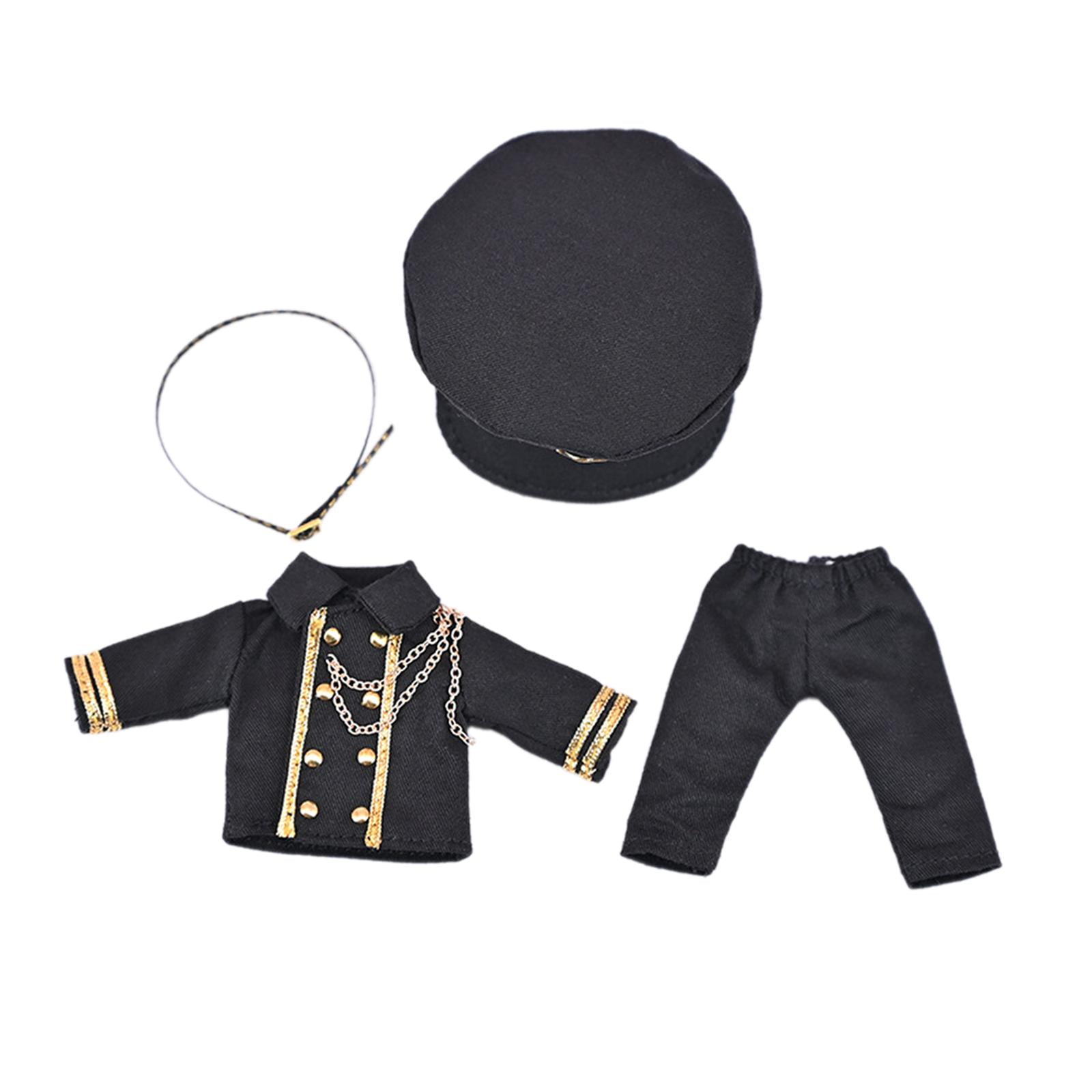 Muñeca con traje, uniforme, suministros de bricolaje suaves y elegantes ...