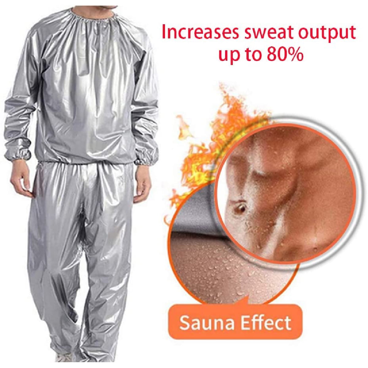 Buy 100% PVC Heavy Duty Sweat Suit Sauna Suit Exercise Gym Suit Weight ...