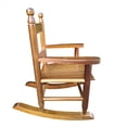 Kids' Rocking Chair with Comfortable Slat Back and Solid Oak Frame ...