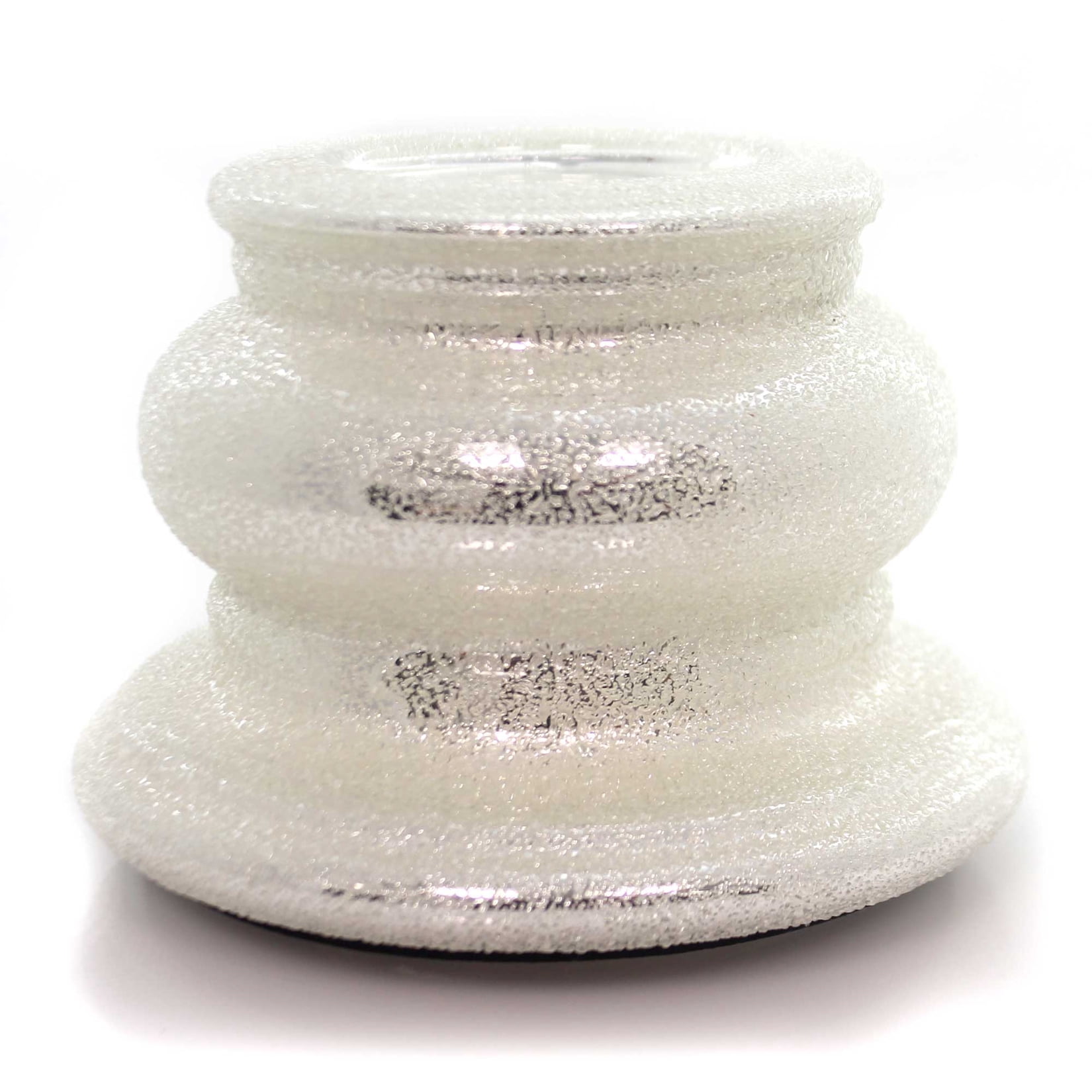 Wedding CANDLE PEDESTAL PILLER Glass Wedding Sugared Anniversary 41456 ...