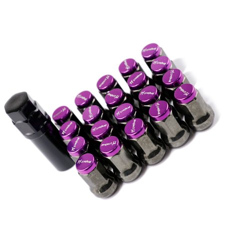 ziyahi 20 Pieces Car Exterior Wheel Rims Screw Nut Replacement Part ...