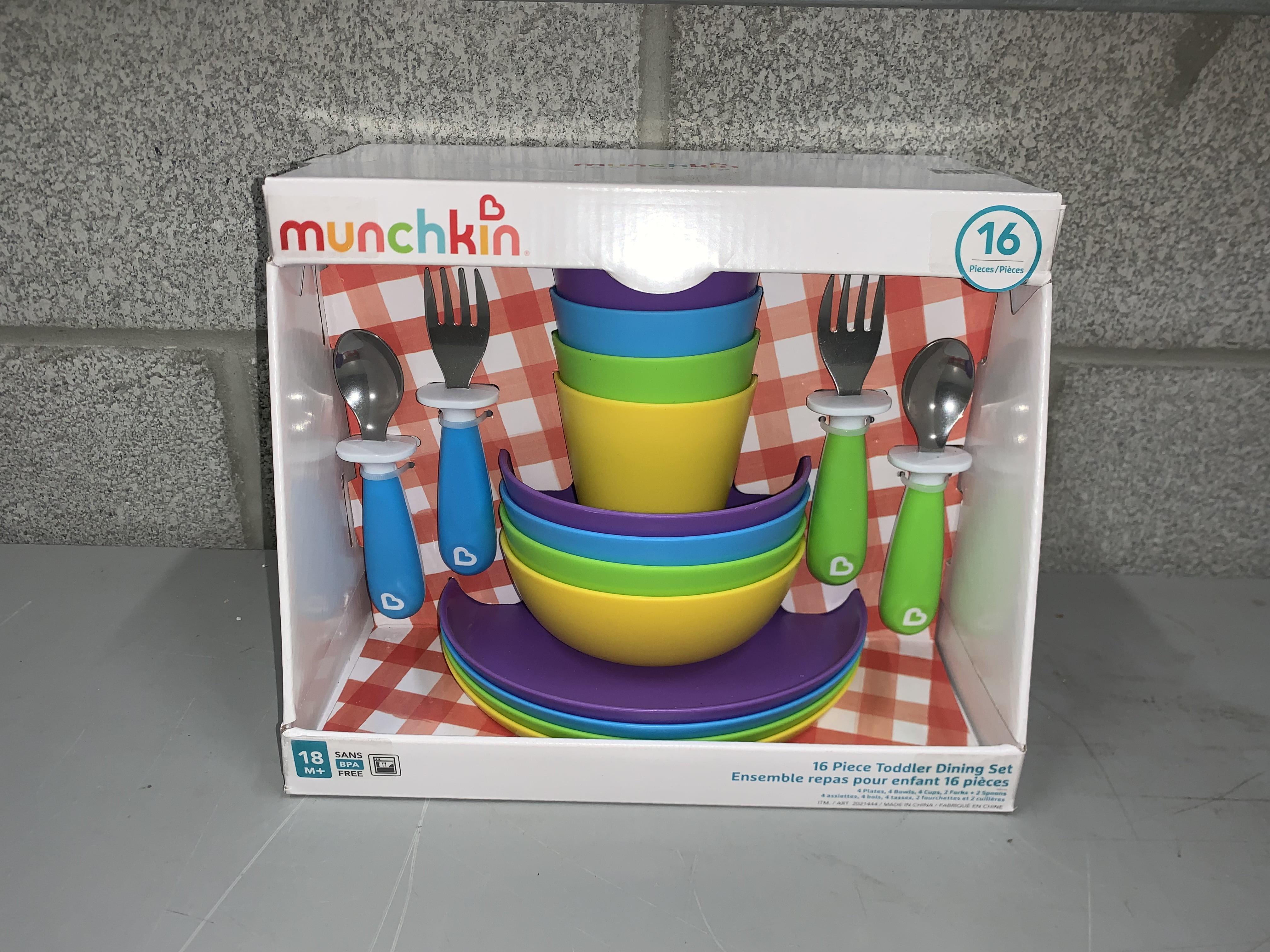 Munchkin Toddler 16pc Dining Set with Splash Utensils - Walmart.com