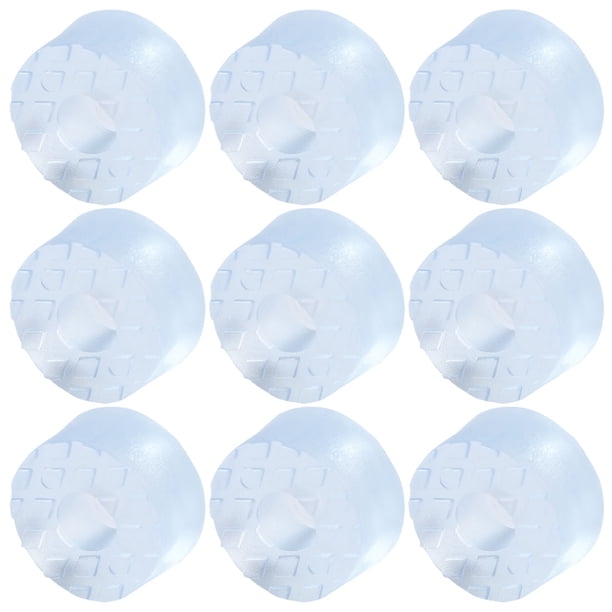9pcs Round Rubber Feet Non Slip Anti-scratch for Cabinet Table Leg 15mm ...