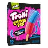 Trolli Frozen Gummi Pops Chewy Sour Gummy Candy Frozen Snacks, Grape ...