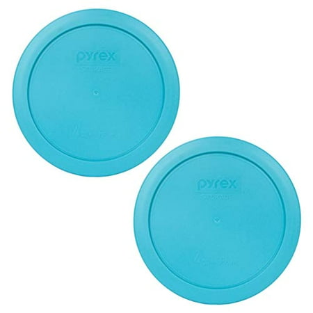 Pyrex Bundle - 2 Items: 7201-PC 4-Cup Surf Blue Round Plastic Food ...