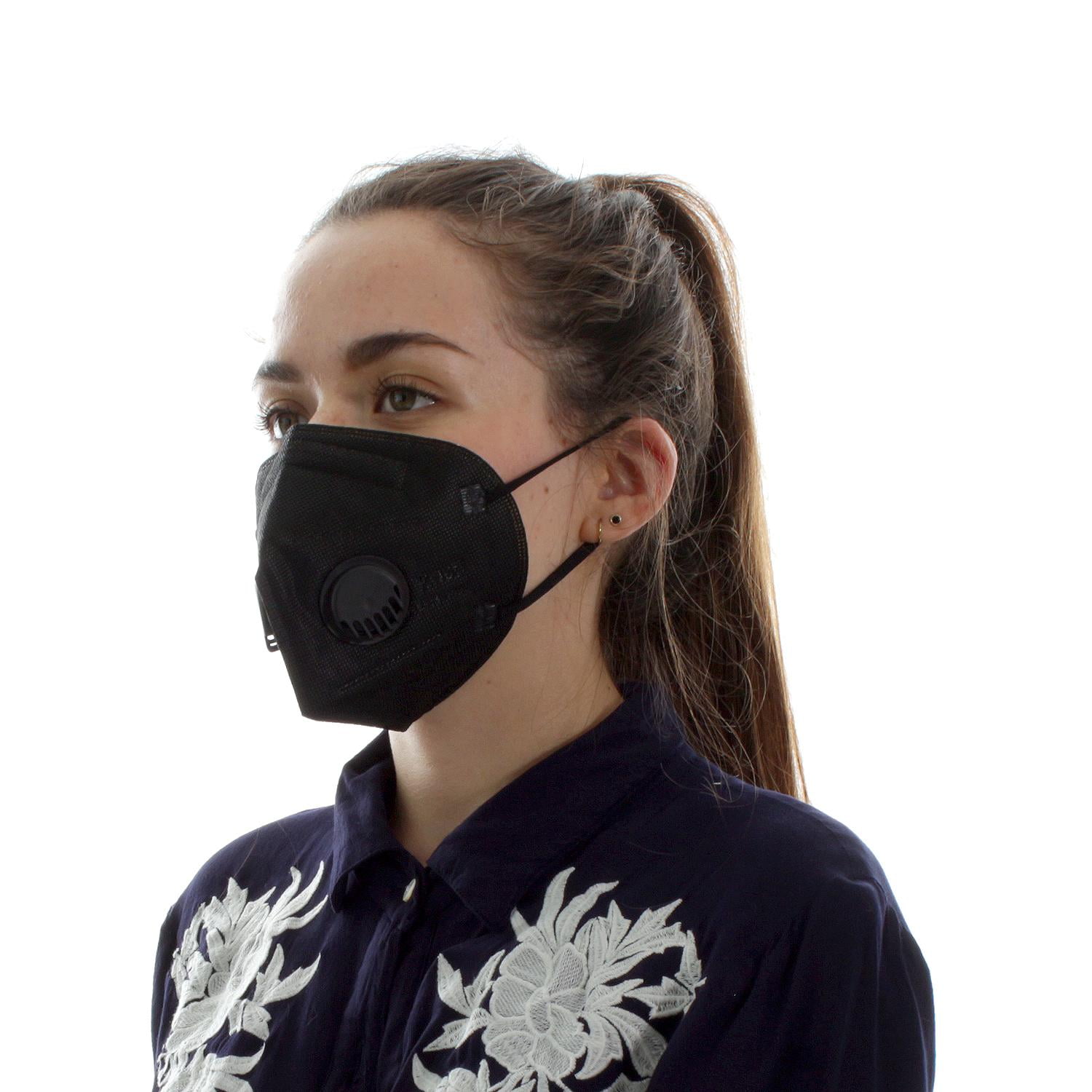 Cubrebocas KN95 Doble Válvula Filtro 5 Capas FDA CE Certificado Ningbo ...