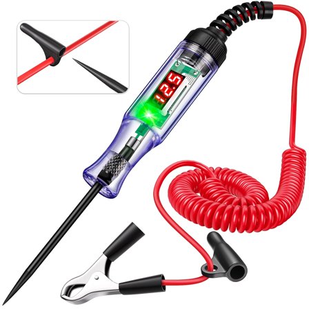 Automotive Electric Test Light Car Circuit Tester Probe, 6V 12V 24V ...
