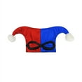 Harley Quinn Red and Blue Jester Hat - Walmart.com