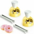 2 X Donut Mold Cake Bread Decorating Tool Desserts Creative Diy Cutter ...