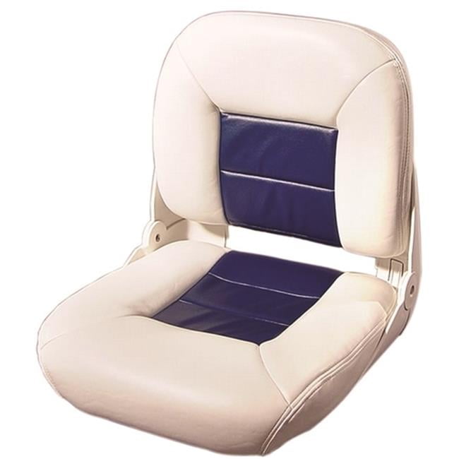 Tempress Products 54678 NaviStyle Low Back Seat - White & Blue ...