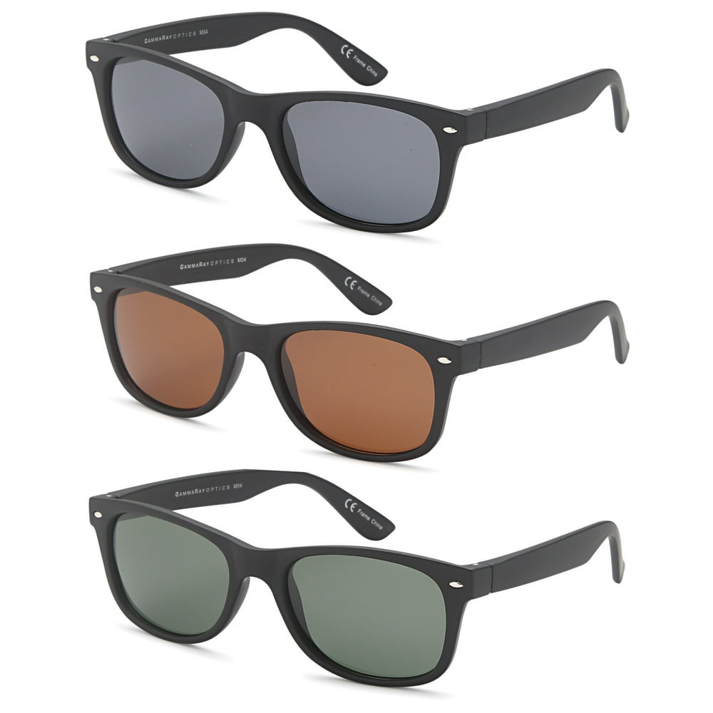 Gamma Ray Optics - Gamma Ray Polarized UV400 Classic Style Sunglasses ...