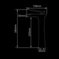 Waterfall Taps for Bathroom Sink, Single Handle Single Hole Bathroom ...