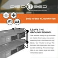 Disc-O-Bed XL Outfitter Bench Double Cot Camping Bunk with Organizers ...