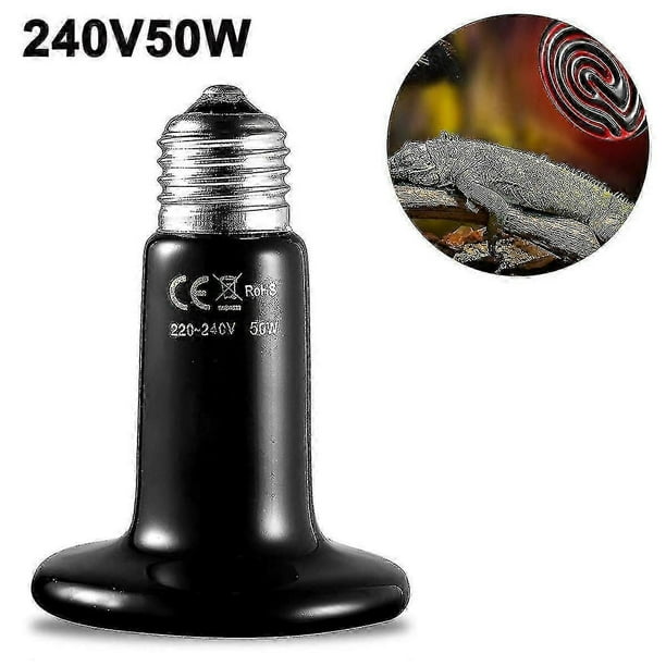 Ceramic Heat Bulb Infrared Reptile Heat Emitter Heater Bulb Compatible ...