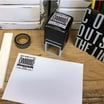 Personalized Round Self-Inking Rubber Stamp - The Rings - Walmart.com