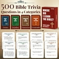 Quokka Bible Trivia Game for Adults, 500 Questions, Family & Faith ...