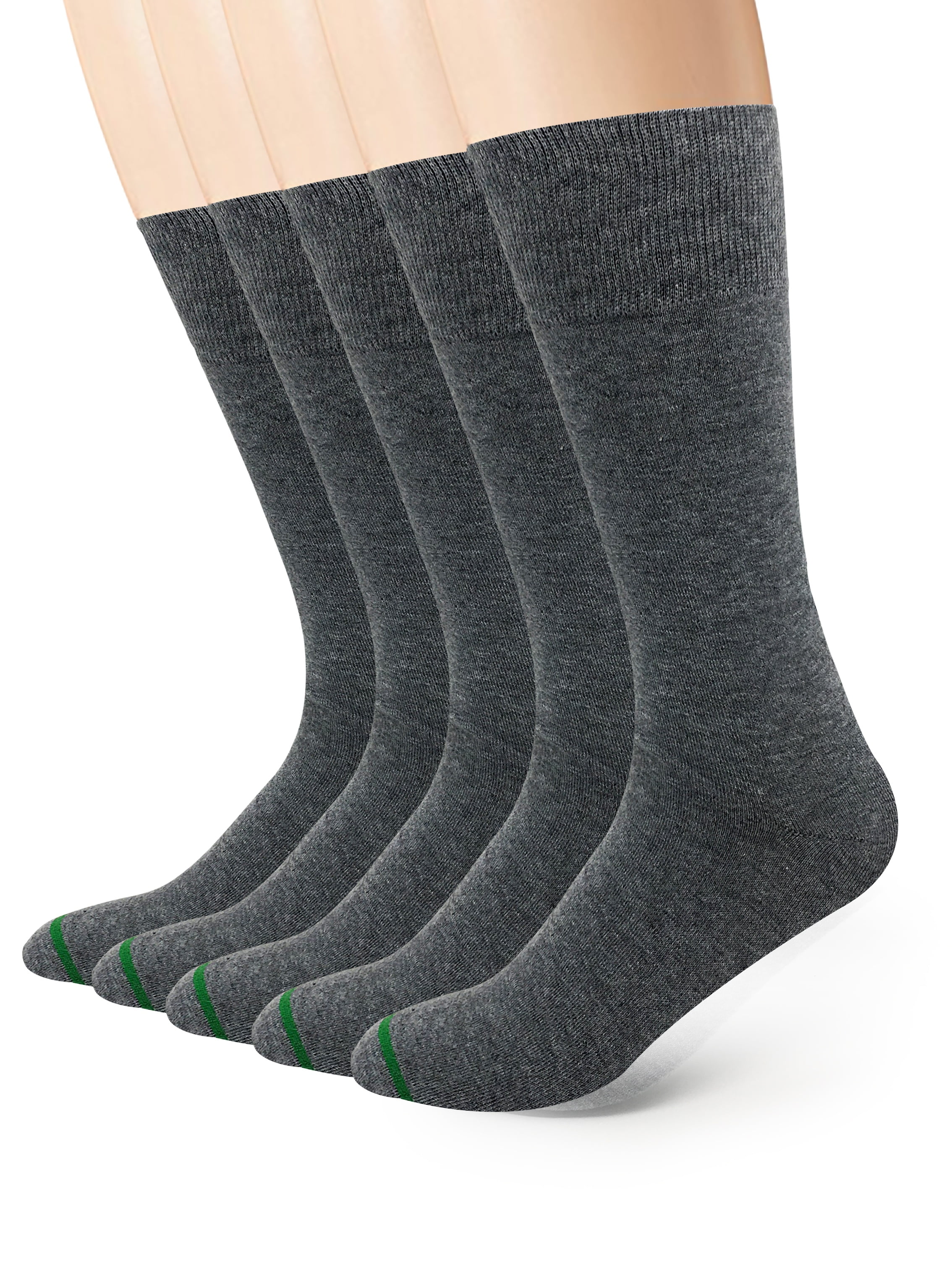 Crew Dress Sock Cotton Rich Comfortable Sock 5 Pairs SERISIMPLE ...