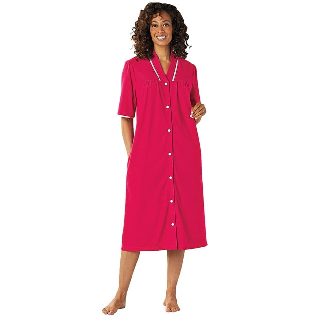 Terry Snap Robe by Cozee Corner - Walmart.com