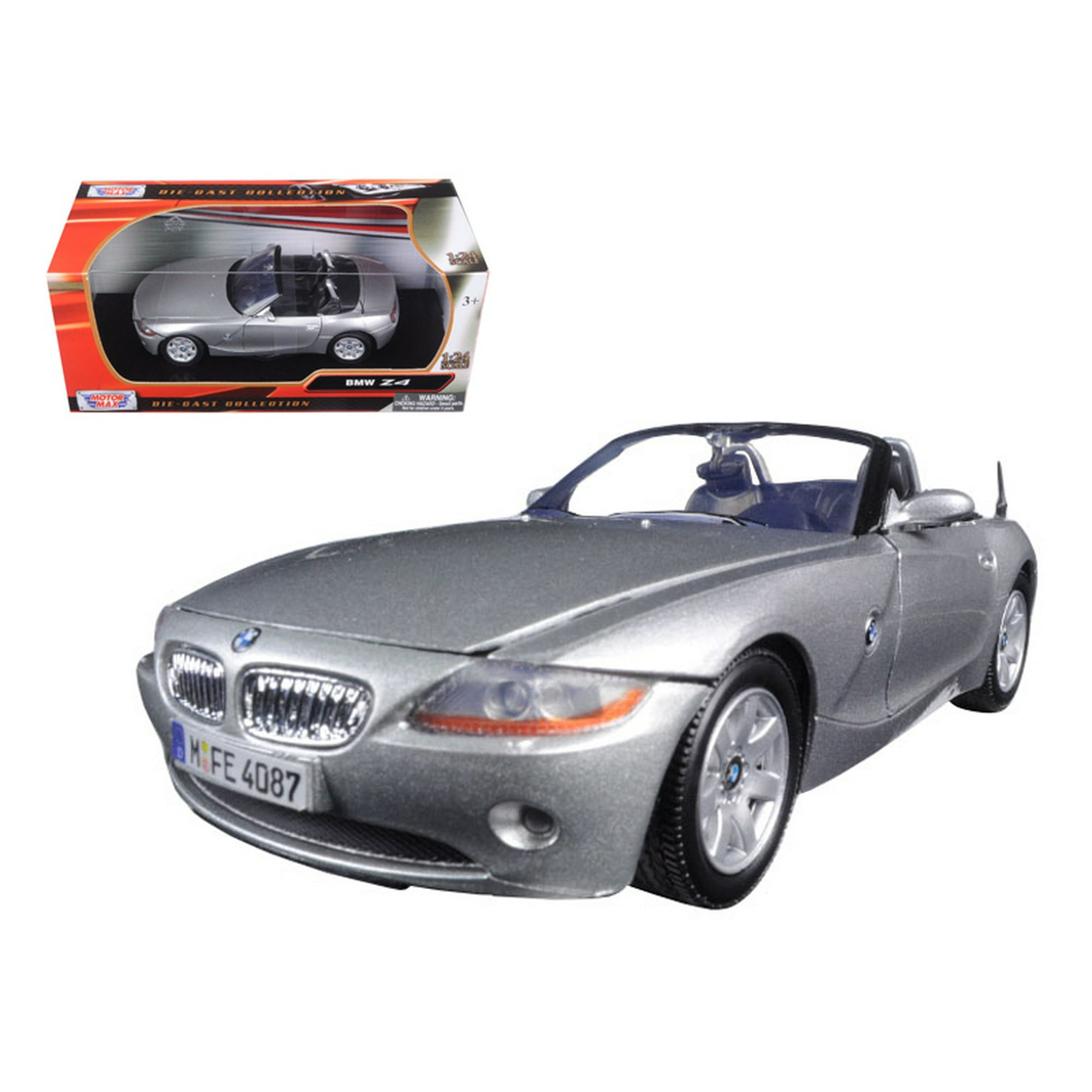 Click here for Motormax Bmw Z4 Silver 1/24 Diecast Model Car By M... prices