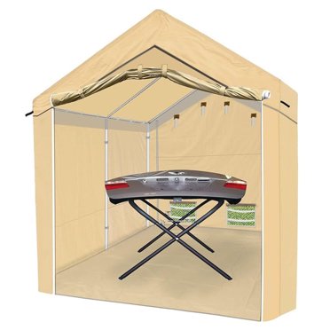 Rainproof Portable Paint Booth 10X10X9FT Spray Booth with 4pcs Mesh ...