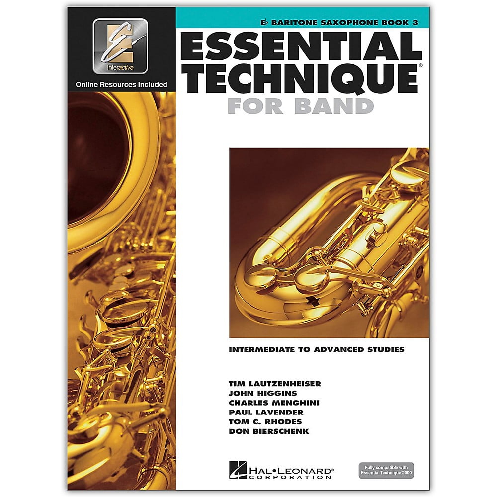 Hal Leonard Essential Technique for Band - Baritone Saxophone 3 Book ...