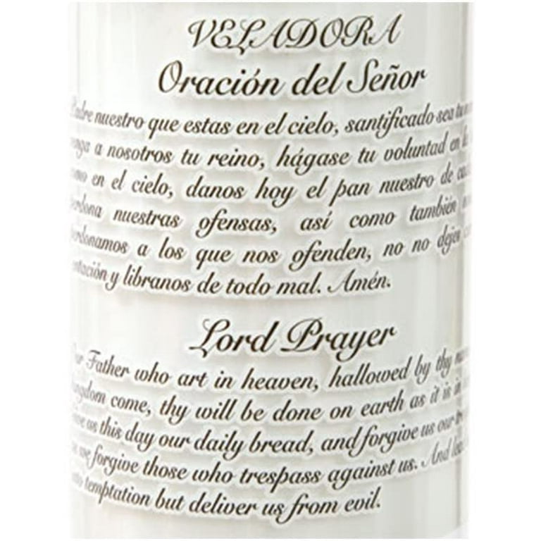Long Glass Religious Candles