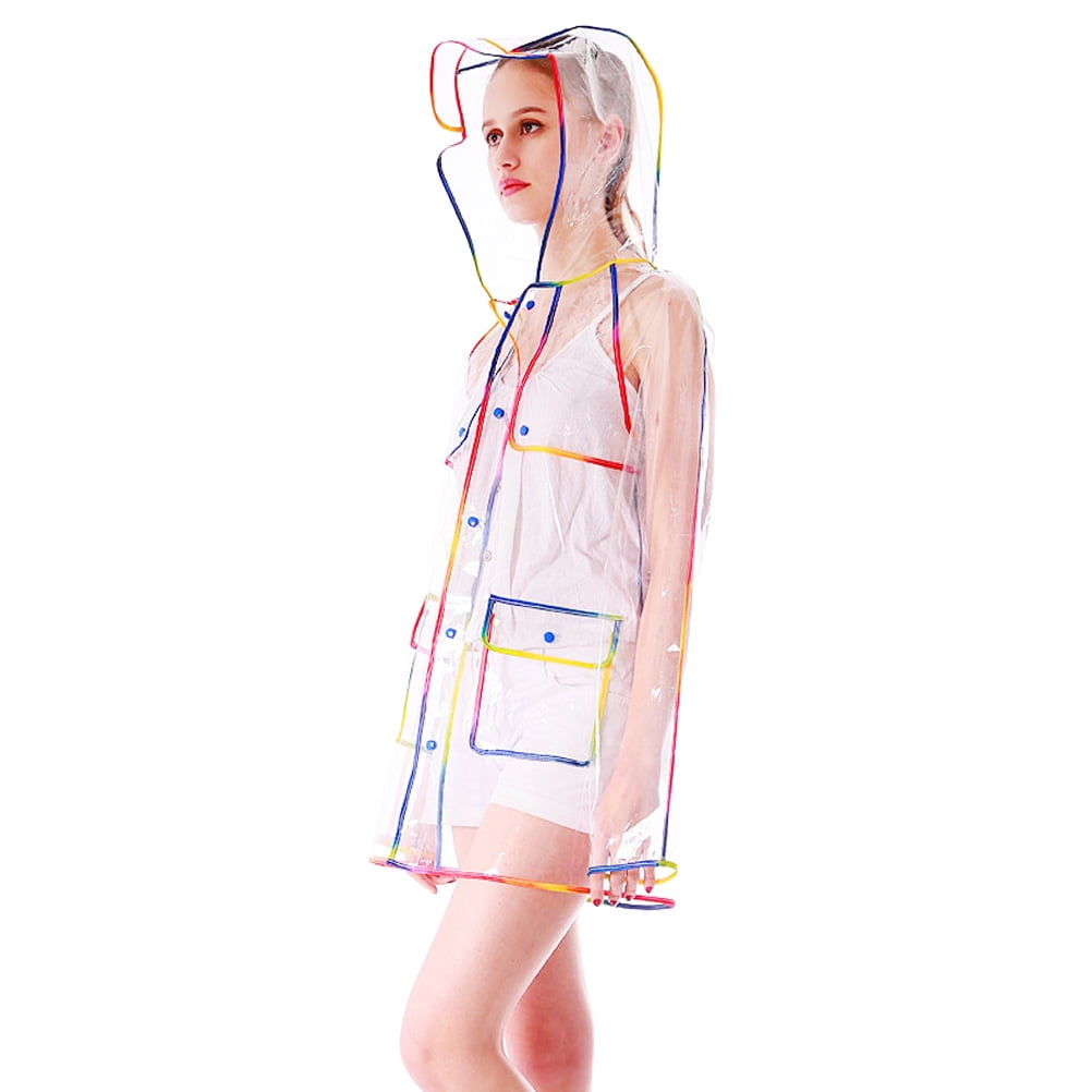 Click here for Frcolor Adult Raincoat Reusable Transparent Rainco... prices