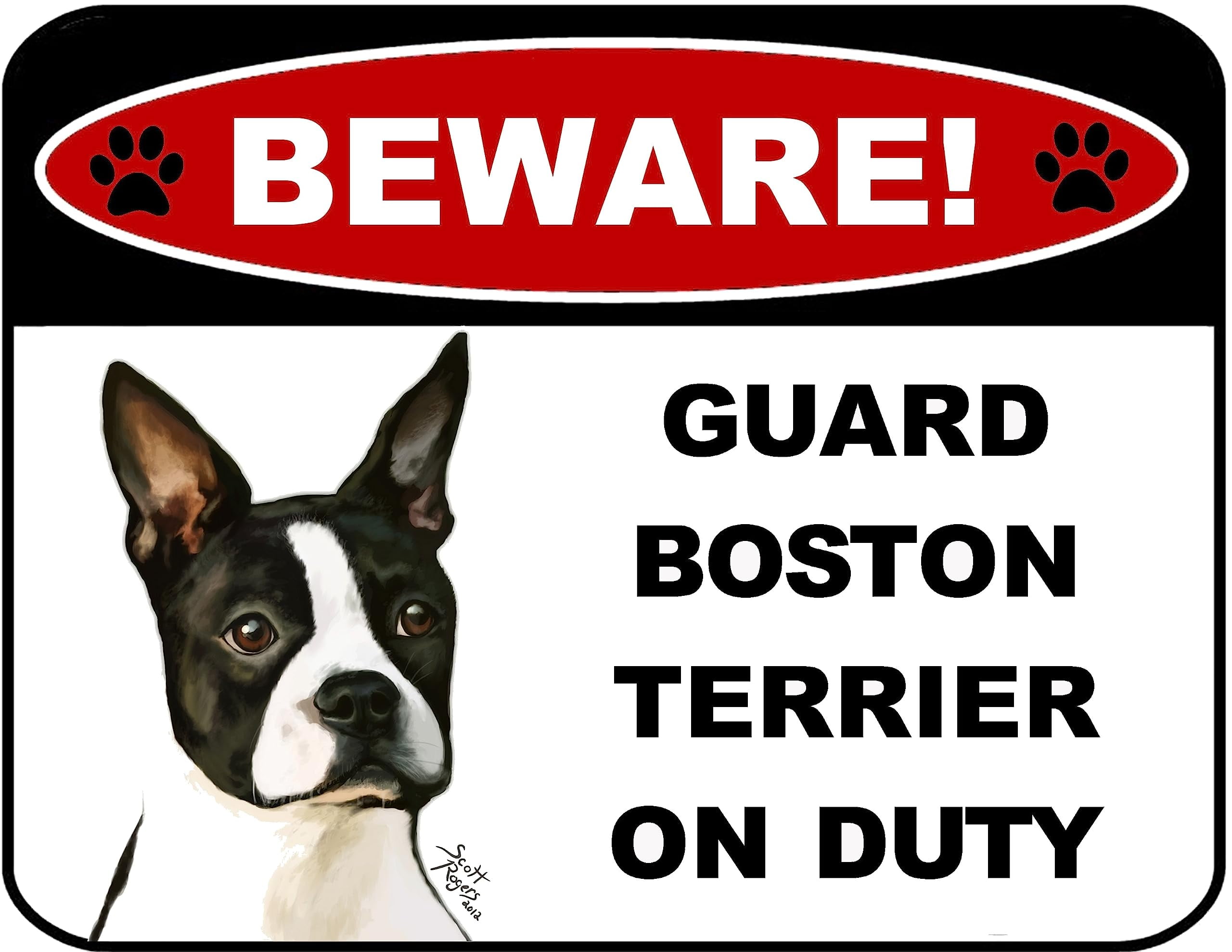 LED Light Up Red Flashing Blinking Attention Grabbing Laminated Dog ...