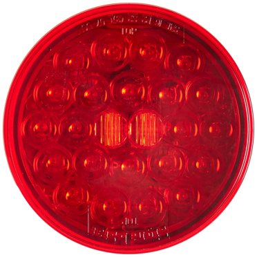 2PCS 4" White Round LED Reverse Back Up Light w/Surface Mount Grommet ...