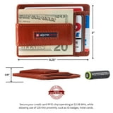 Alpine Swiss Mens RFID Safe Magnetic Money Clip Wallet Slim Front ...