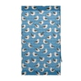 Cartoon Seagull Pattern Door Curtain Sheer Privacy Light Filtering ...