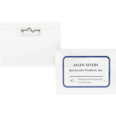 Name Tag Holders Pin