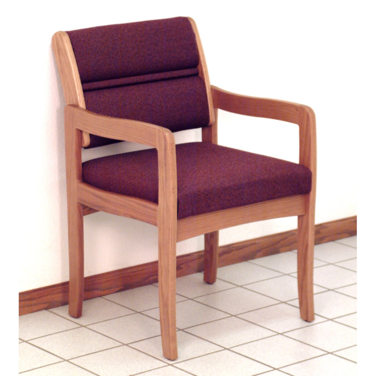 Wooden Mallet DW3-1 Solid Oak Standard Leg Guest Chair - Walmart.com