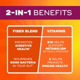 Metamucil Daily Fiber Supplement Gummies Plus Vitamins C, D, & B12, 120 ...