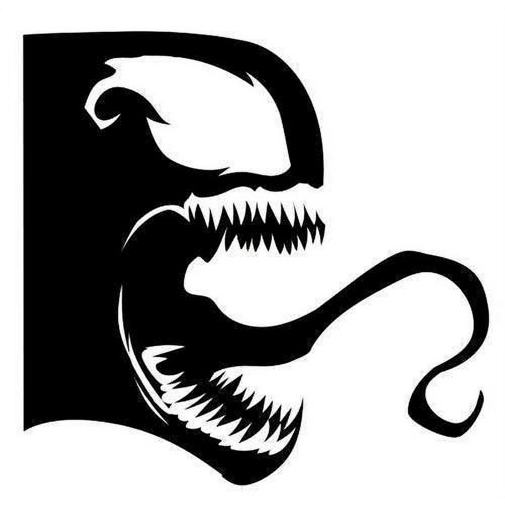 Venom Face Stencils