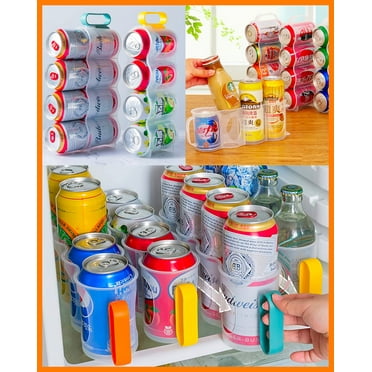 SimpleHouseware Soda Can Organizer Stackable Rack Dispenser for Pantry ...