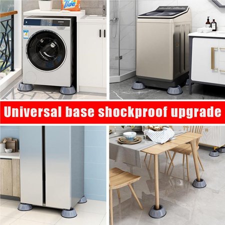 Shock and Noise Cancelling Washing Machine Support Anti Slip Anti ...