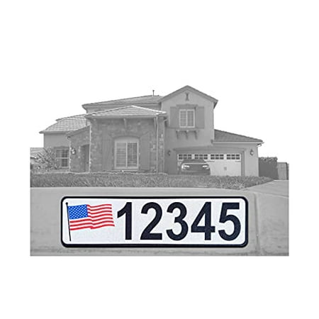 Country Flags, Curb Wrap, Reflective Aluminum Curb Address Decal ...