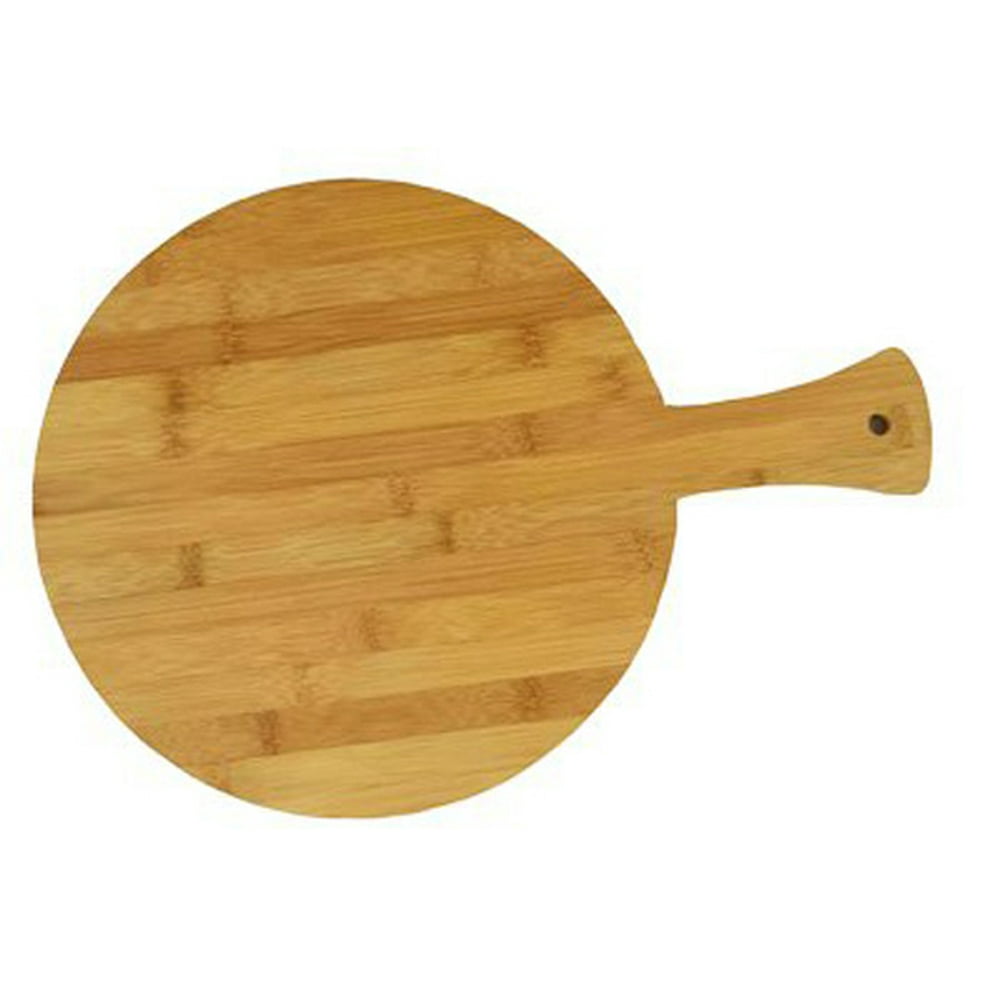 Sunrise 12" Diameter Round Bamboo Pizza Board - Walmart.com - Walmart.com